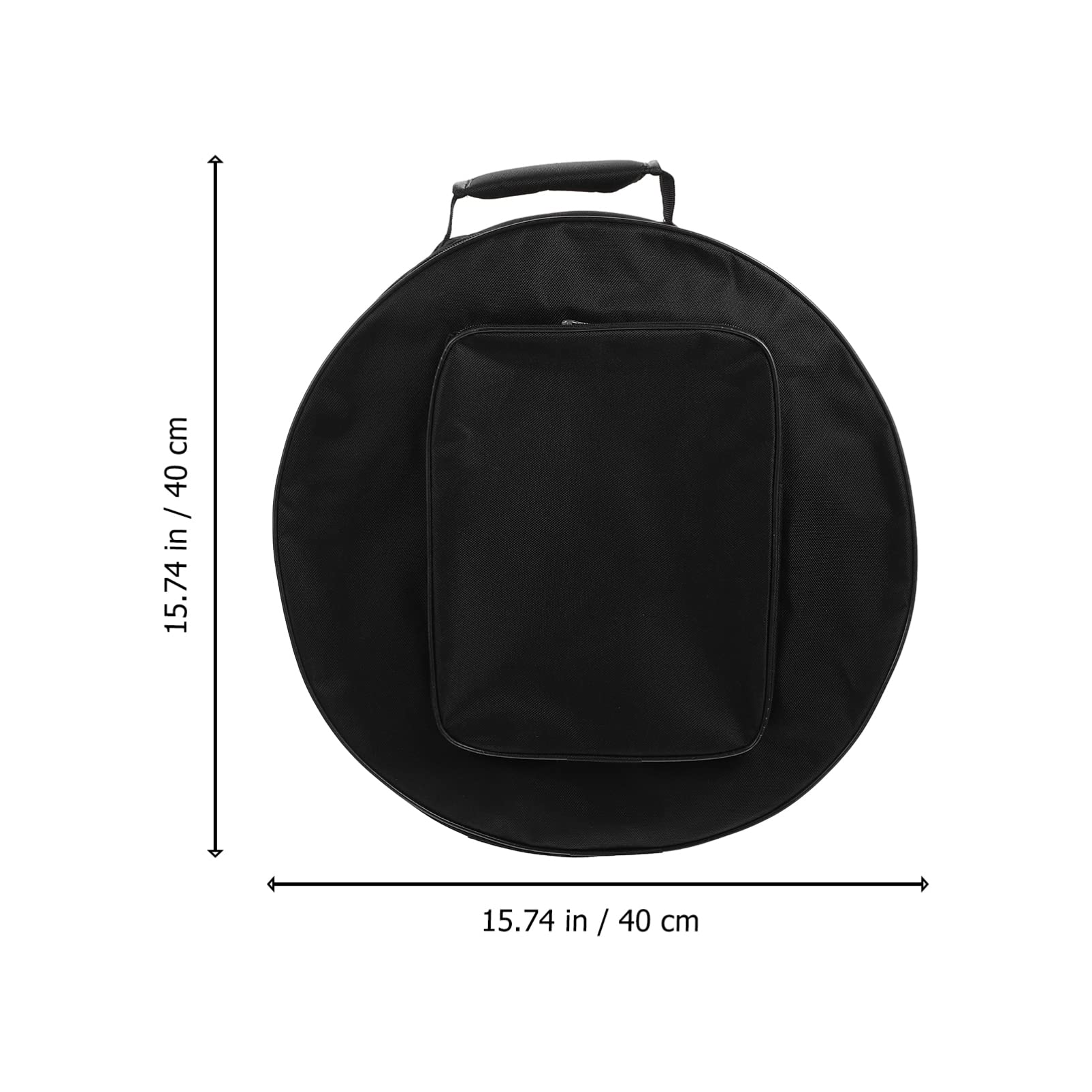 Generic Oxford Cloth Snare Drum Carrying Bag: 13/ 14inch Snare Drum Gigbag Padded Portable Snare Drum Backpack, with Shoulder Straps and Carry Handle (IL271205XBZXPROP8TDRKWH)