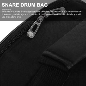 Generic Oxford Cloth Snare Drum Carrying Bag: 13/ 14inch Snare Drum Gigbag Padded Portable Snare Drum Backpack, with Shoulder Straps and Carry Handle (IL271205XBZXPROP8TDRKWH)