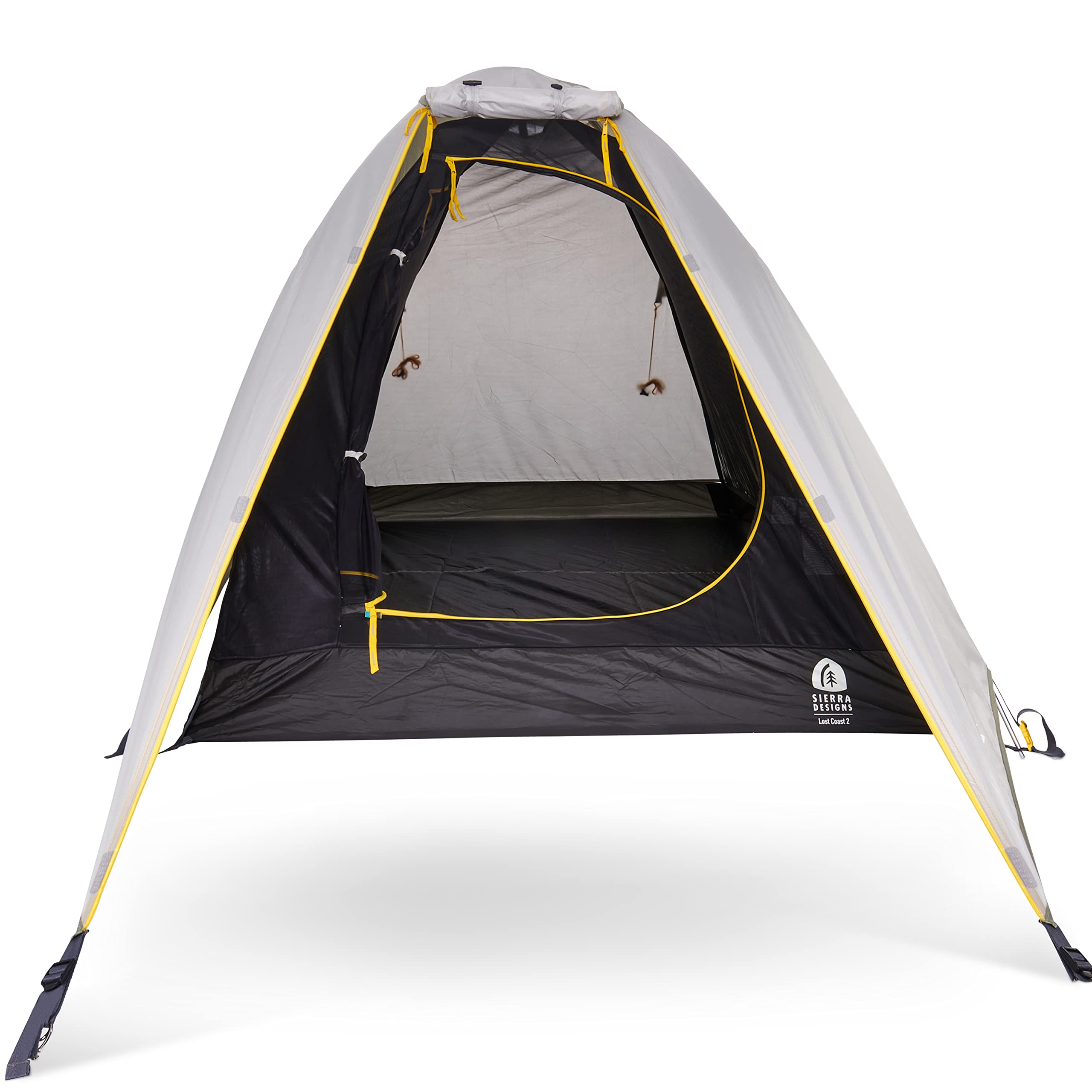 Sierra Designs Lost Coast 2 Tent - Great for Backpacking and Camping - 2 Person - Aluminum Tent Poles - Includes a Burrito Bag for Storage