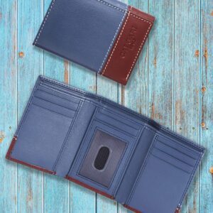 CALGARI® Italian Luxury Leather Wallets For Men | Trifold