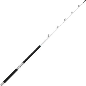 FISHAPPY Saltwater Offshore Straight Butt Heavy Trolling Fishing Rod Big Game Conventional Boat Fishing Rod with Roller Guides 6' (6' - 50-80lbs - 1Piece)