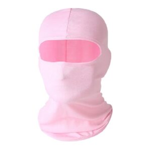 ski mask balaclava face mask for men women pink