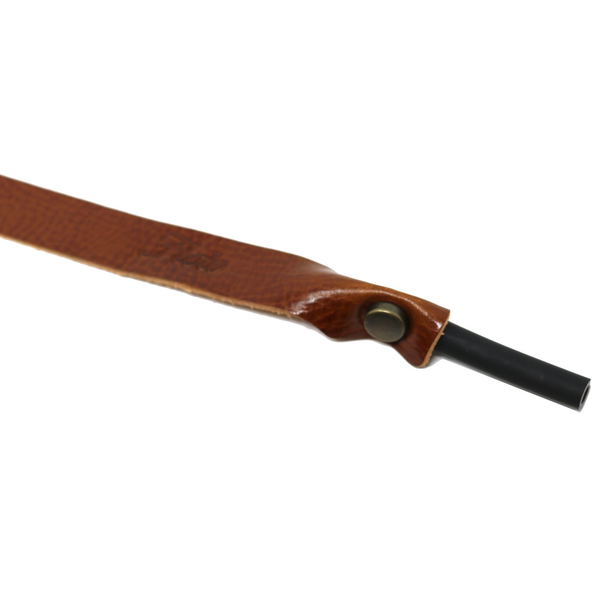 Floto Leather Eyewear Retainer Sunglasses Strap (Vecchio Brown)