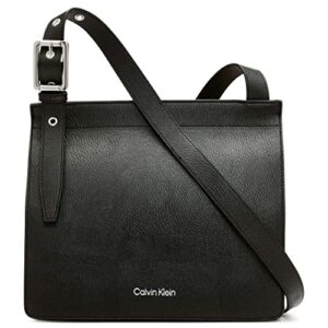 calvin klein havana novelty organizational crossbody, black/silver