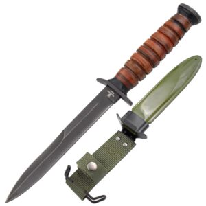 snake eye tactical wwii m3 trench knife with sheath