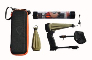 the pocket shot pro arrow kit combo (includes carry case and take down arrows)