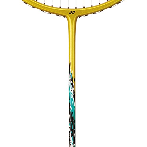 Yonex Nanoflare 001 Feel Strung Badminton Racquet, G4 - Gold, Graphite