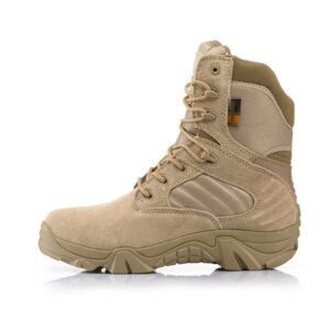 Mens Outdoor Hiking Shoes, Climbing Trekking Camping Hunting Shoe, Waterproof Military Tactical Boots