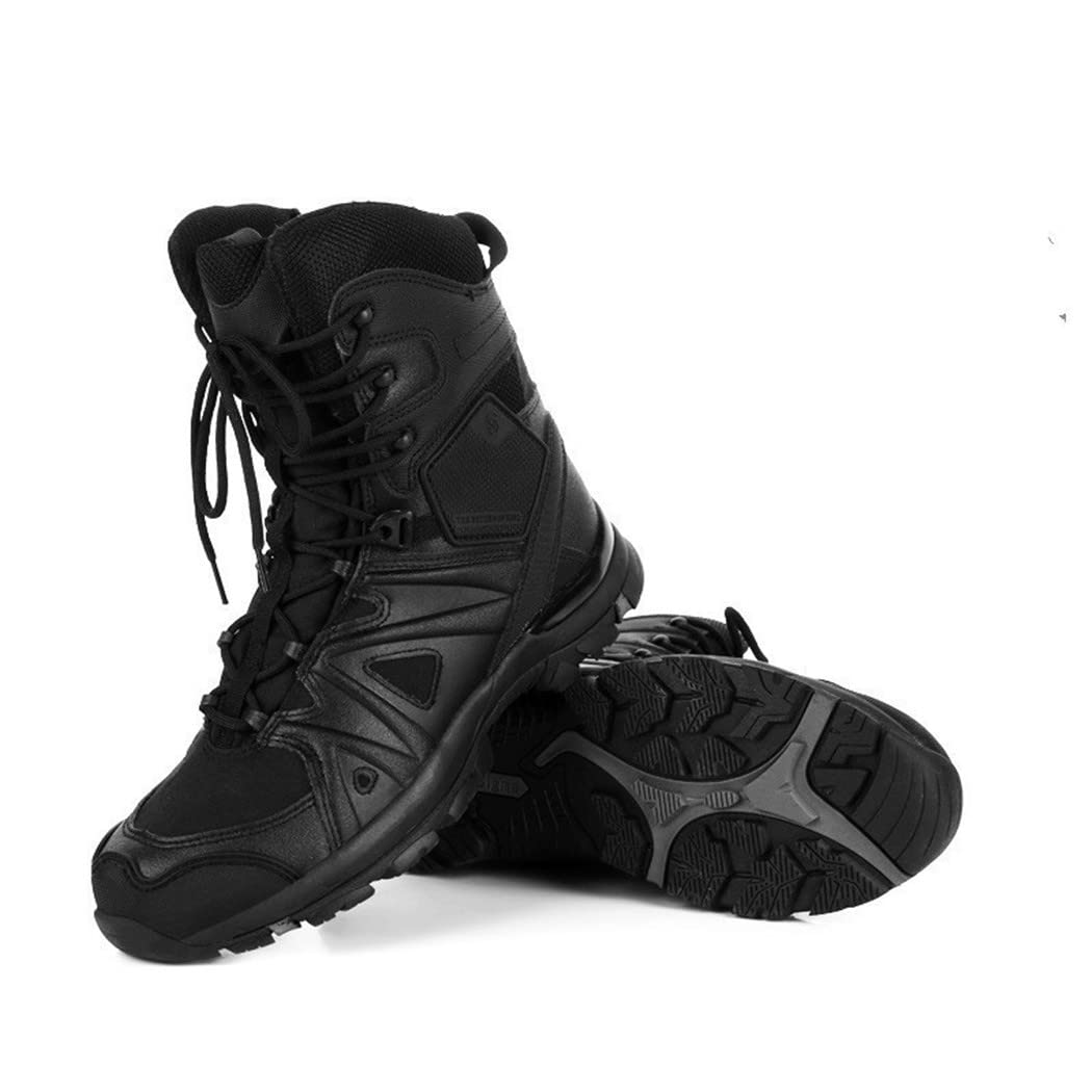 Men Military Sports Shoes, High Top Army Outdoor Tactical Boots, Hiking Hunting Combat Training Desert Boots