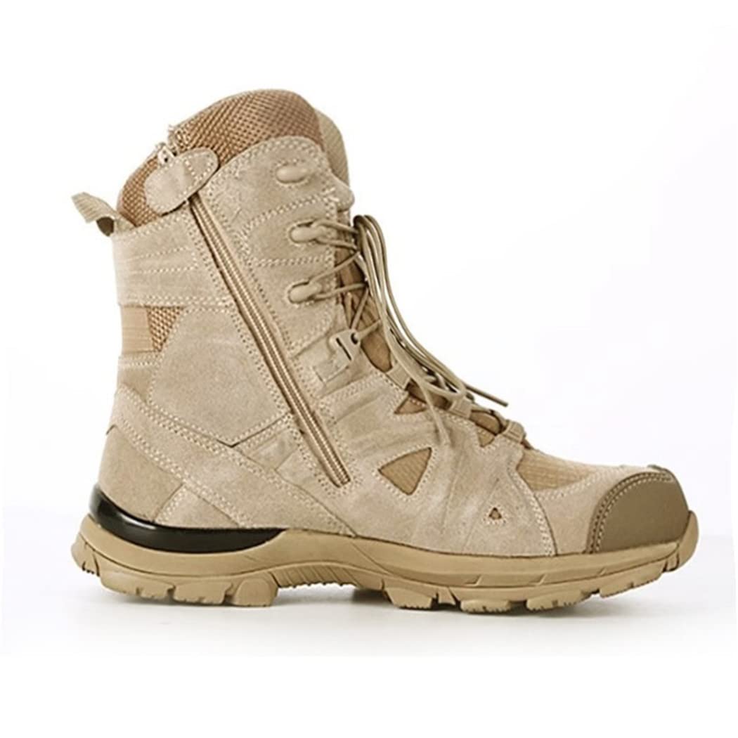 Men Military Sports Shoes, High Top Army Outdoor Tactical Boots, Hiking Hunting Combat Training Desert Boots