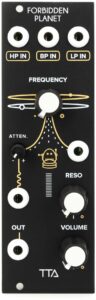 tiptop audio forbidden planet analog filter module - black