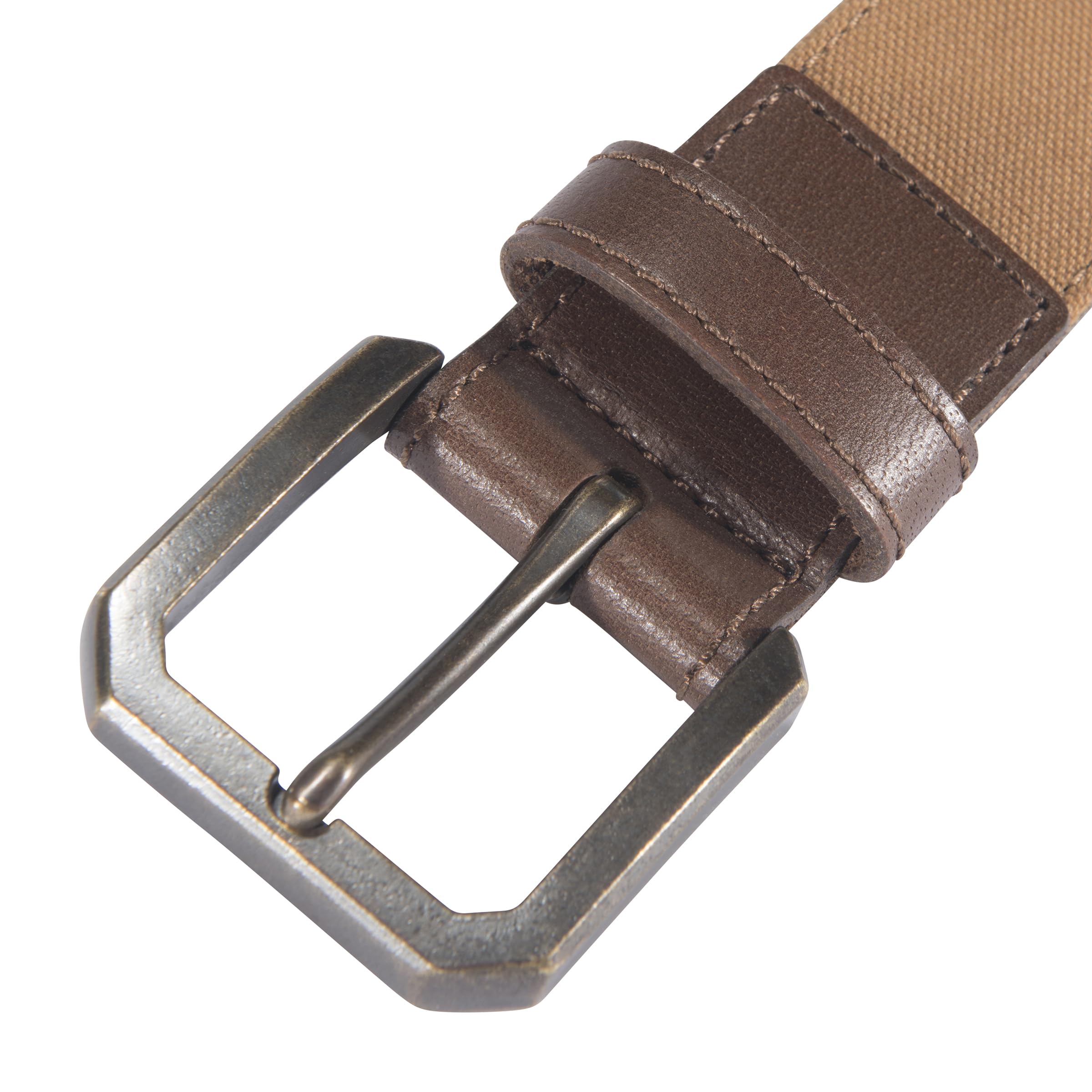 Carhartt Men's Casual Rugged Duck Canvas Belts, Brown, 34