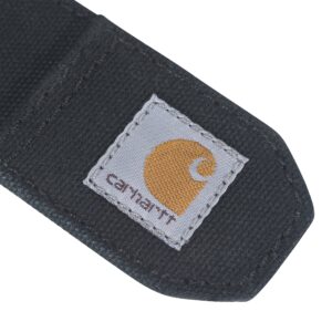 Carhartt Men's Casual Rugged Duck Canvas Belts, Black, 34