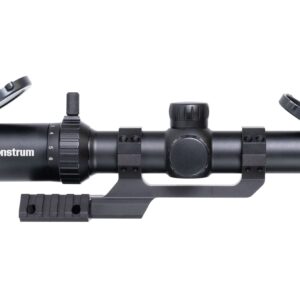 Monstrum 1-6x24 LPVO Rifle Scope with 45 Degree Offset Red Dot Mount