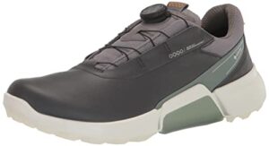 ecco men's biom hybrid 4 boa gore-tex waterproof, magnet/frosty green, 10-10.5