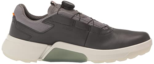 ECCO Men's BIOM HYBRID 4 BOA GORE-TEX WATERPROOF, MAGNET/FROSTY GREEN, 10-10.5