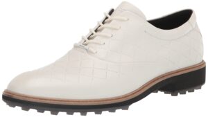 ecco men's classic hybrid hydromax waterproof golf shoe, white, 9-9.5