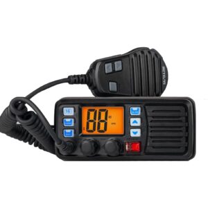 retevis rm20 marine vhf radios for boats, marine band radio, built in gps, dsc, ip67 waterproof, noaa weather, fixed mount ship to shore radio for boats(black)