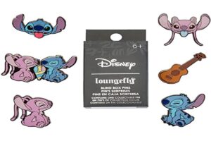 loungefly disney stitch & angel blind box pin