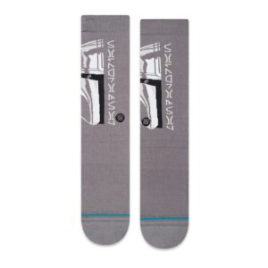 Stance Mando Crew Socks (Large, Grey)