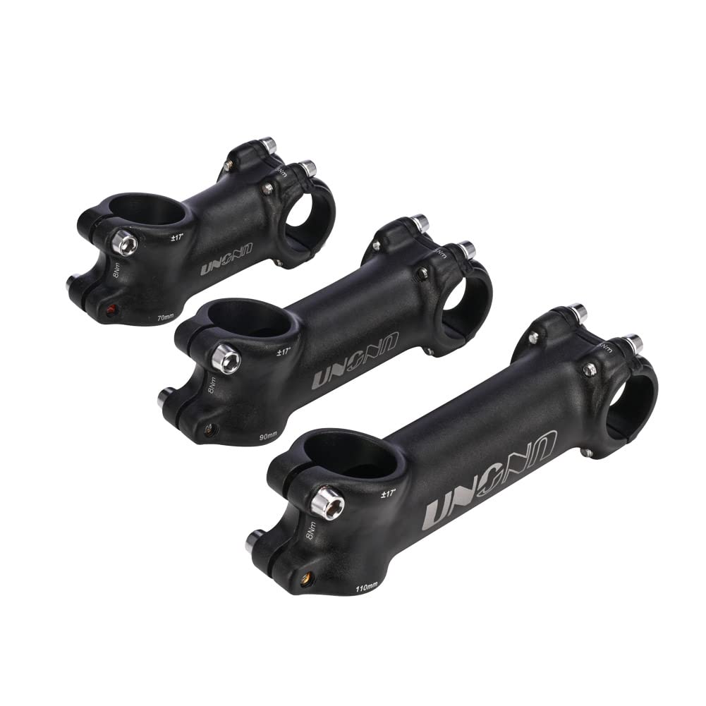 FOMTOR Bike Stem, ± 17 Degree 25.4mm 110mm Bicycle Handlebar Stem, MTB Stem Mountain Bike Stem Riser Handlebar Stem, for Most Road Bike Stem, BMX Stem, Bicycle Stem