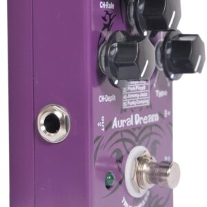 Aural Dream Organ Synthesis B Guitar Effect Pedal includes POP Jazz,Groovy&Funky,Jimmy Jazz and Funky Comping effects with Rotary Horn,Percussion and Chorus Modules,True bypass.