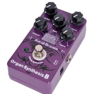 Aural Dream Organ Synthesis B Guitar Effect Pedal includes POP Jazz,Groovy&Funky,Jimmy Jazz and Funky Comping effects with Rotary Horn,Percussion and Chorus Modules,True bypass.