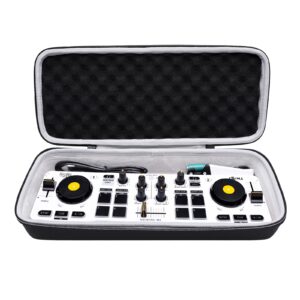 xanad hard case for hercules dj control mix 2/1 or hercules dj djcontrol starlight pocket usb dj controller - carrying storage bag