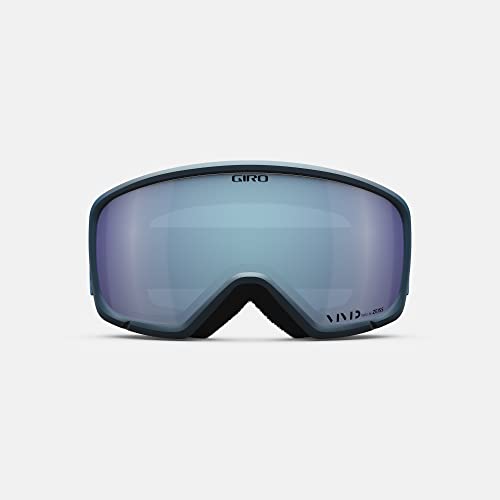 Giro Millie Asian Fit Ski Goggles - Snowboard Goggles for Women & Youth - Ano Harbor Blue Cloud Dust Strap with Vivid Royal Lens