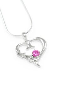 the collegiate standard kappa delta chi inspired sterling silver pendant pink cz (18)