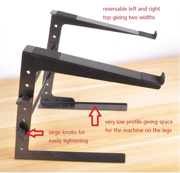 Strong Hold SH-LS01E DJ Laptop Stand Height Adjustable Width Adjustable