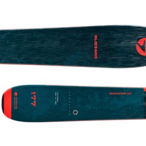 Blizzard Men's Bonafide 97 Trueblend All-Mountain Woodcore Off-Trail Stiff Dark Blue/Red Skis, Size 177