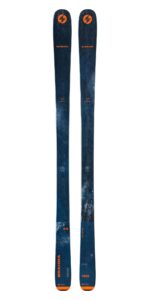 blizzard men's 8a225400001 brahma 82 all-mountain freeride blue/orange skis (bindings not included), size 166