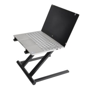 Strong Hold DJ Laptop Stand,Foldable,Quick Setup,Light Weight,with Sub Tray,with Carry Bag(SH-LS400)