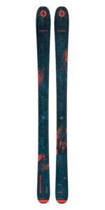 blizzard men's bonafide 97 trueblend all-mountain woodcore off-trail stiff dark blue/red skis, size 177