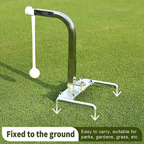 PGM Golf Swing Trainer - 2.0 Golf Training Equipment with 5 Adjustable Height - Pure Path Golf Swing Practice Mat Training Aid - Golf Swing and Hitting Trainer for Indoor Outdoor Home