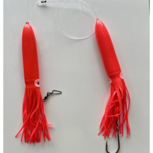 Reel Draggin' Tackle Blue Water Large Squid Daisy Chain (13 Inch Pink Squid)