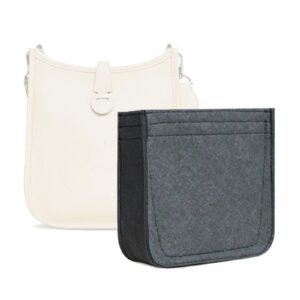 lckaey felt organizer- for evelyne iii 29 pm bags insert- handbag purse insert-1003grey-m