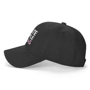 Svmmanr I Hate People and Bras Unisex Adjustable Fashion Baseball Cap Truck Cap Hip Hop Cap Baseball Cap Black