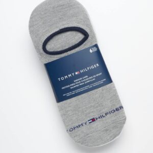 Tommy Hilfiger Men's Athletic Socks - Cushion Sport Liners (6 Pack), Size 7-12, Grey Assorted