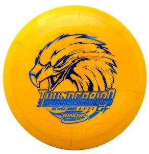 innova discs gstr thunderbird disc golf distance driver, accurate and controlled drives (colors will vary) (173-175g)