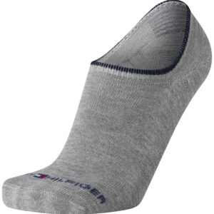 Tommy Hilfiger Men's Athletic Socks - Cushion Sport Liners (6 Pack), Size 7-12, Grey Assorted