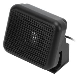 radios external speaker, 3w 8Ω black abs two way universal cb external speaker, for audio speakers with external speakers, car radio, small speakers