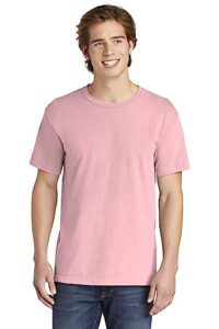 comfort colors men's adult short sleeve tee, style 1717 (large, light blossom)