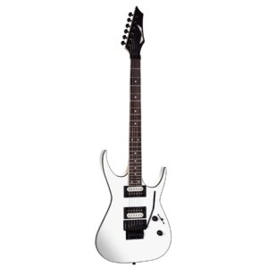 dean exile x floyd guitar, indian rosewood fretboard, satin white finish