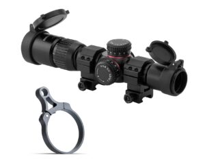 monstrum g2 1-4x24 ffp scope | monstrum 43-b throw lever | bundle