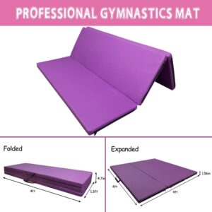 GBVUGY Gymnastics Kip Bar with Mat for Home Indoor Training,Horizontal Bar for Kids Girls Junior,Adjustable Arms from 3' - 5' Gym Equipment,1-4 Levels,300lbs Weight Capacity