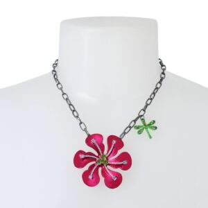 Betsey Johnson Flower Pendant Necklace