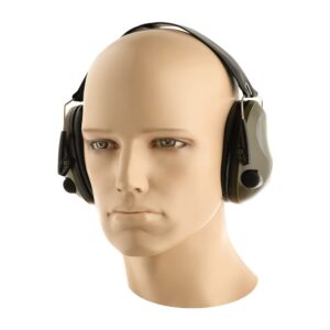 m-tac electronic shooting ear protection tactical 6s - military hearing protection earmuffs - noise reduction for shooting range