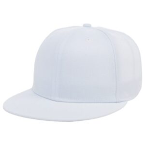 lids blank dime adjustable snapback hat white